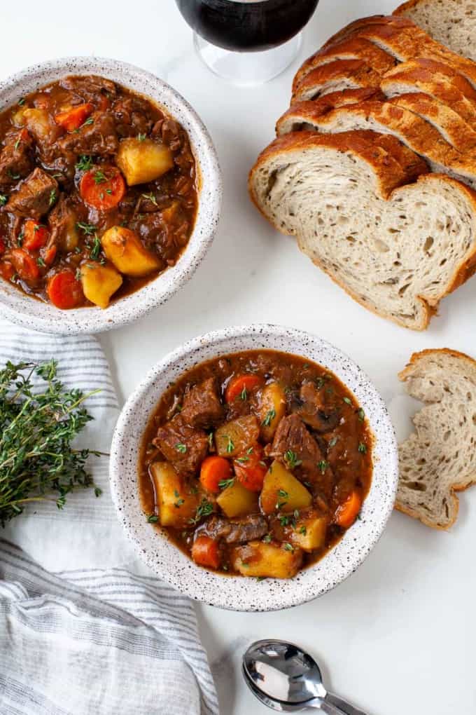 Instant Pot Irish Guinness Beef Stew | Kara Lydon