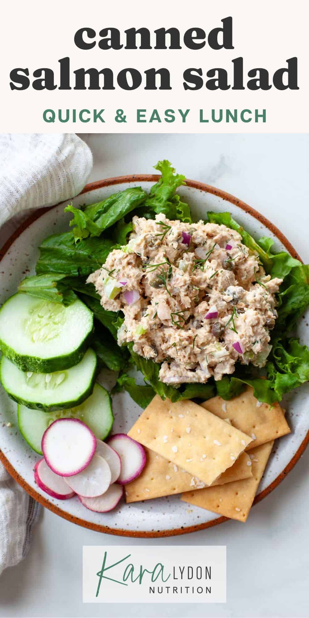 Canned Salmon Salad | Kara Lydon