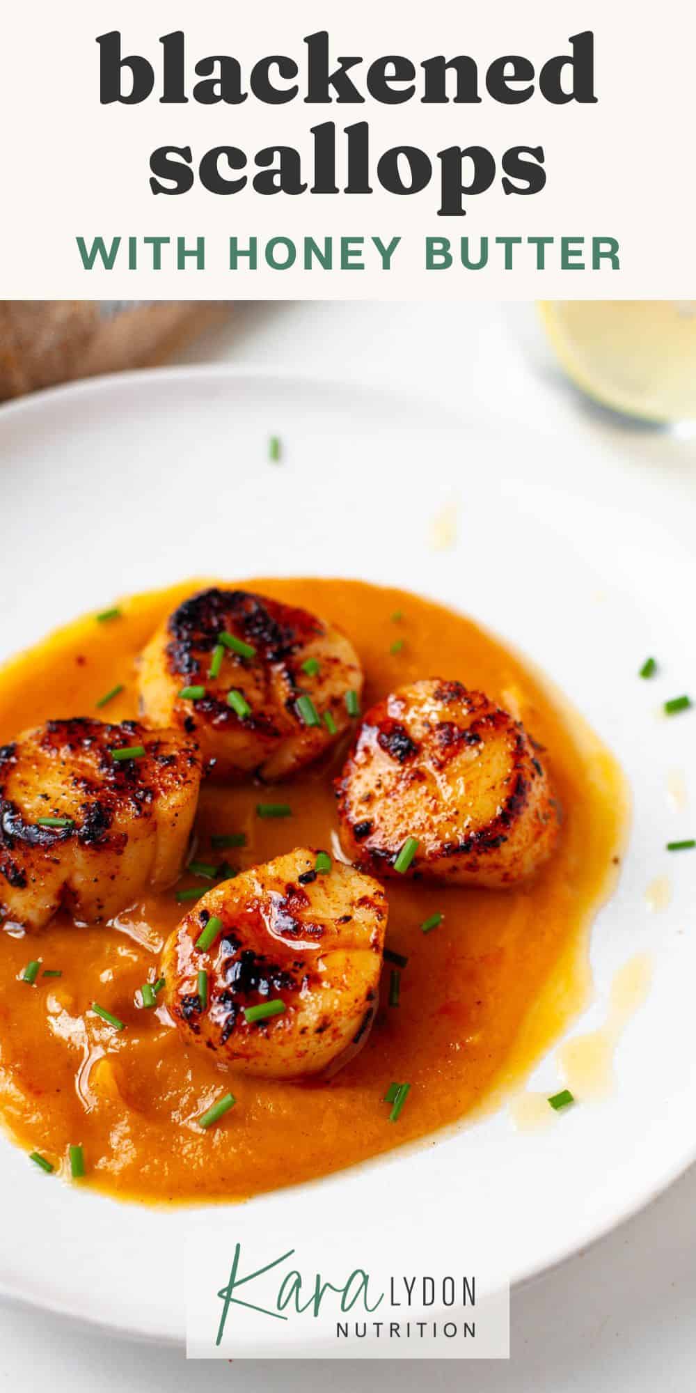 Blackened Scallops | Kara Lydon