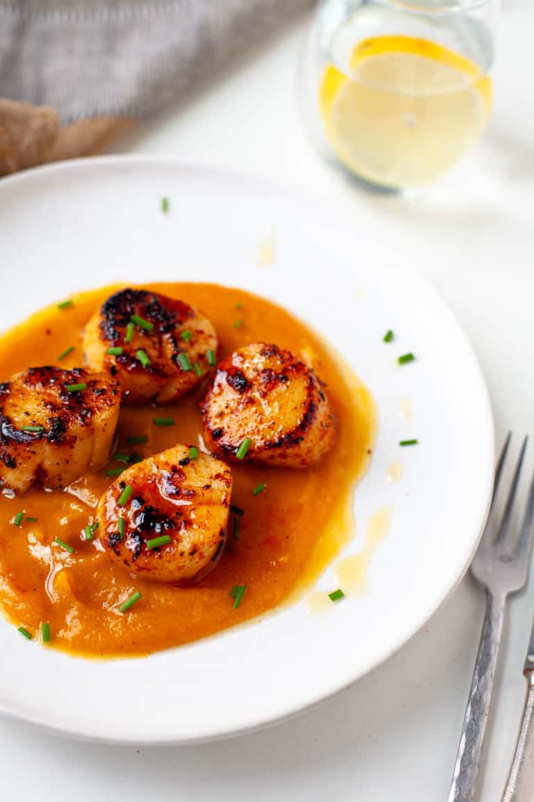 Blackened Scallops | Kara Lydon